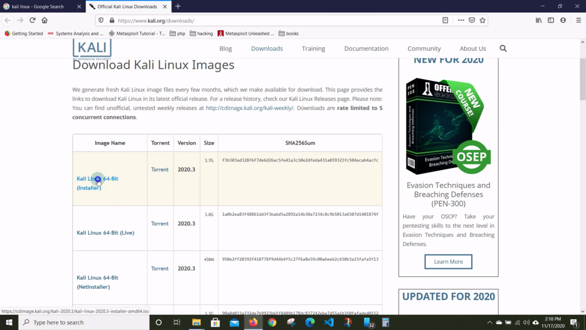 How to Install Kali Linux Operating system Using Oracle VM Virtual Box