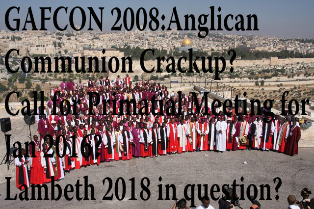 14 October 2015 A.D. GAFCON Primates to Decide on Response to ...
