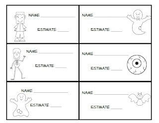 Teach With Laughter: Halloween Estimation Station Freebie