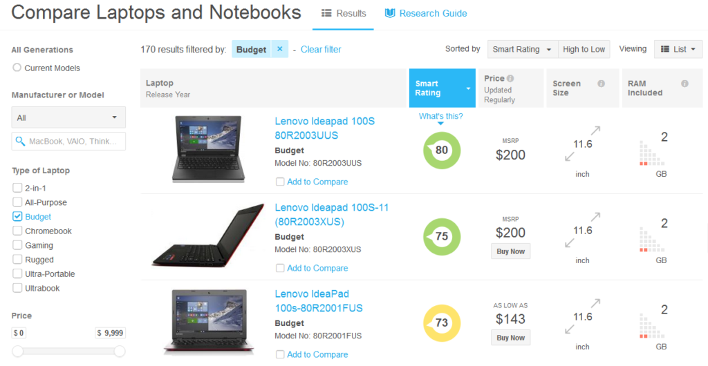 Site for comparison between computers and choose the best and the ...