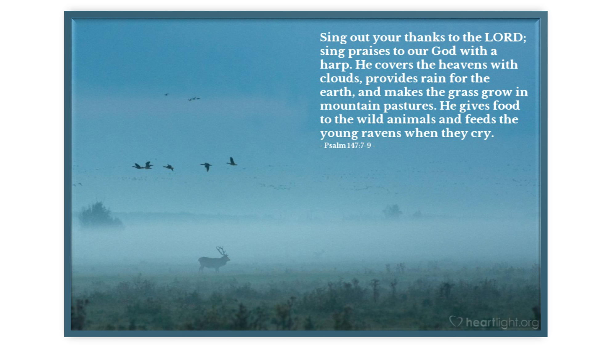 Psalms, Hymns and Spiritual Songs: Fill your hearts with joy and gladness