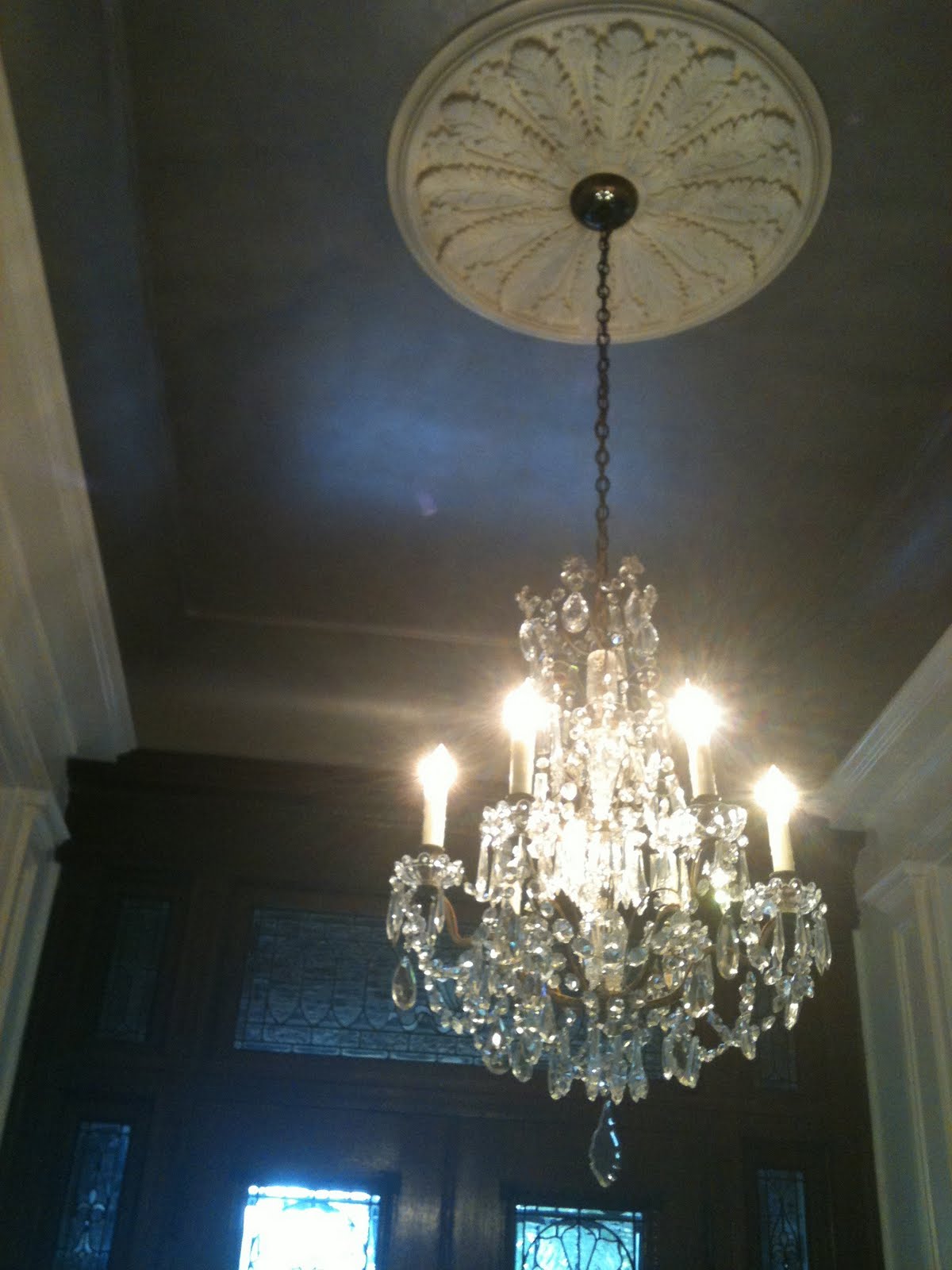 inspired. paint. repeat.: In progress: Silver ceiling