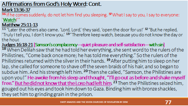 teach7g-education@CORNERSTONE MINISTRIES: SWOT ANALYSIS: and the Seven ...