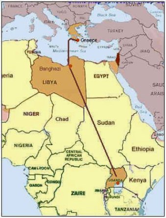 El Kronoscopio: 4 de julio de 1976 - en el aeropuerto de Entebbe, cerca ...
