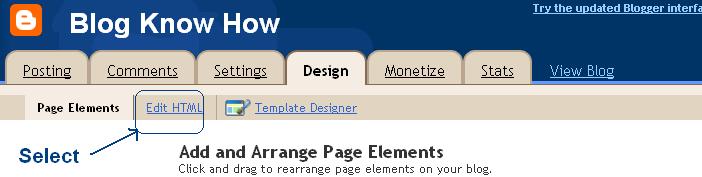 How to Access Old Style Templates in Blogger (Blogspot) | Blog Know How