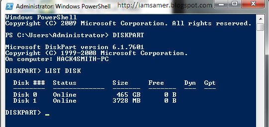 How To make Bootable USB drives using CMD ~ Nikul Chaudhary's