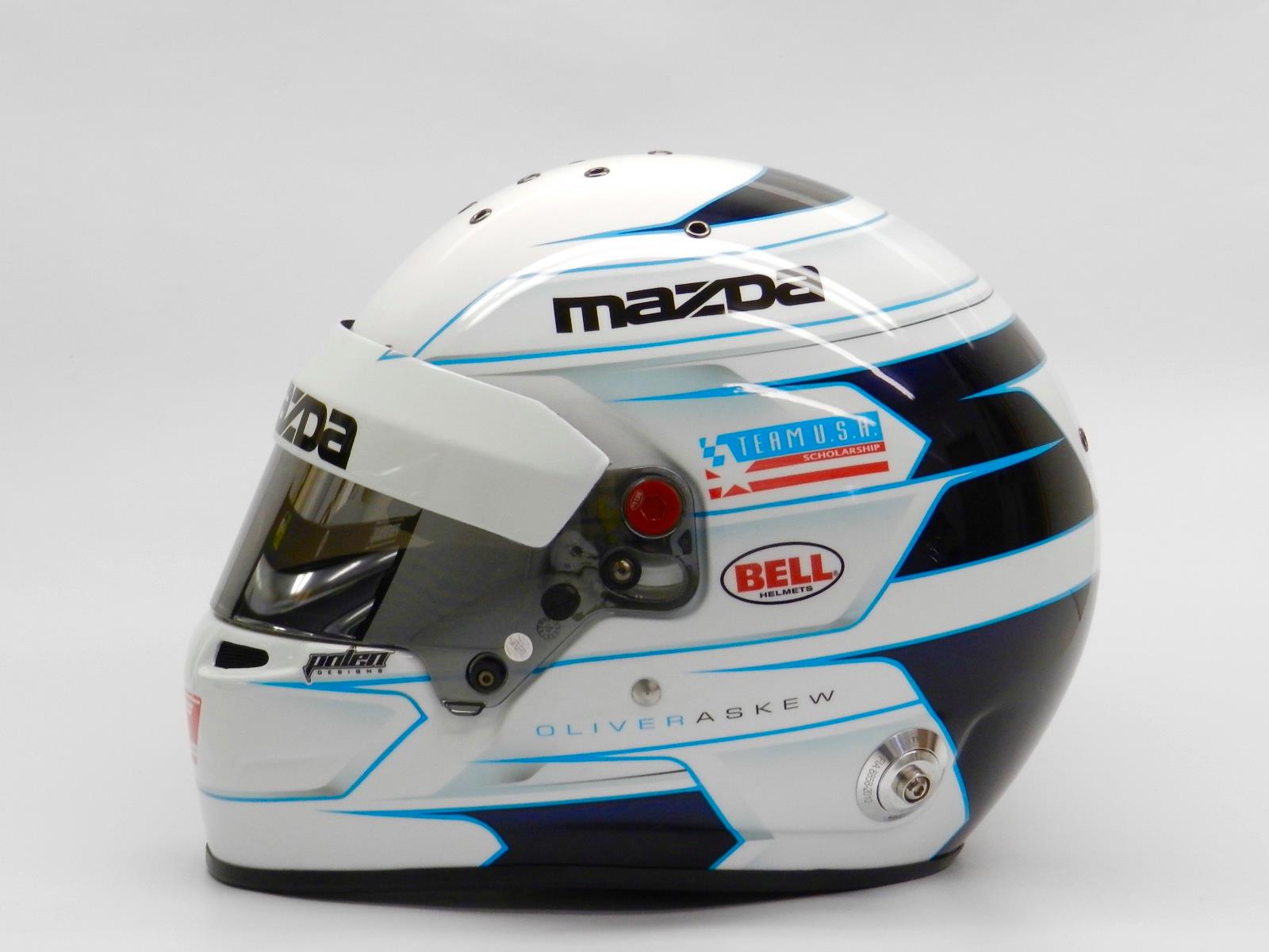 Racing Helmets Garage: Bell RS7 O.Askew 2017 by Polen Designs Inc.