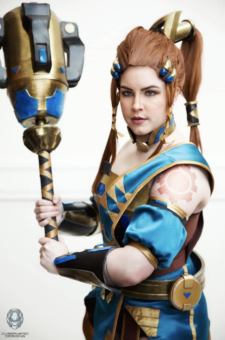 STRUCK FIRST: Becka Noel + Saya Costumes as Symmetra and Brigitte!