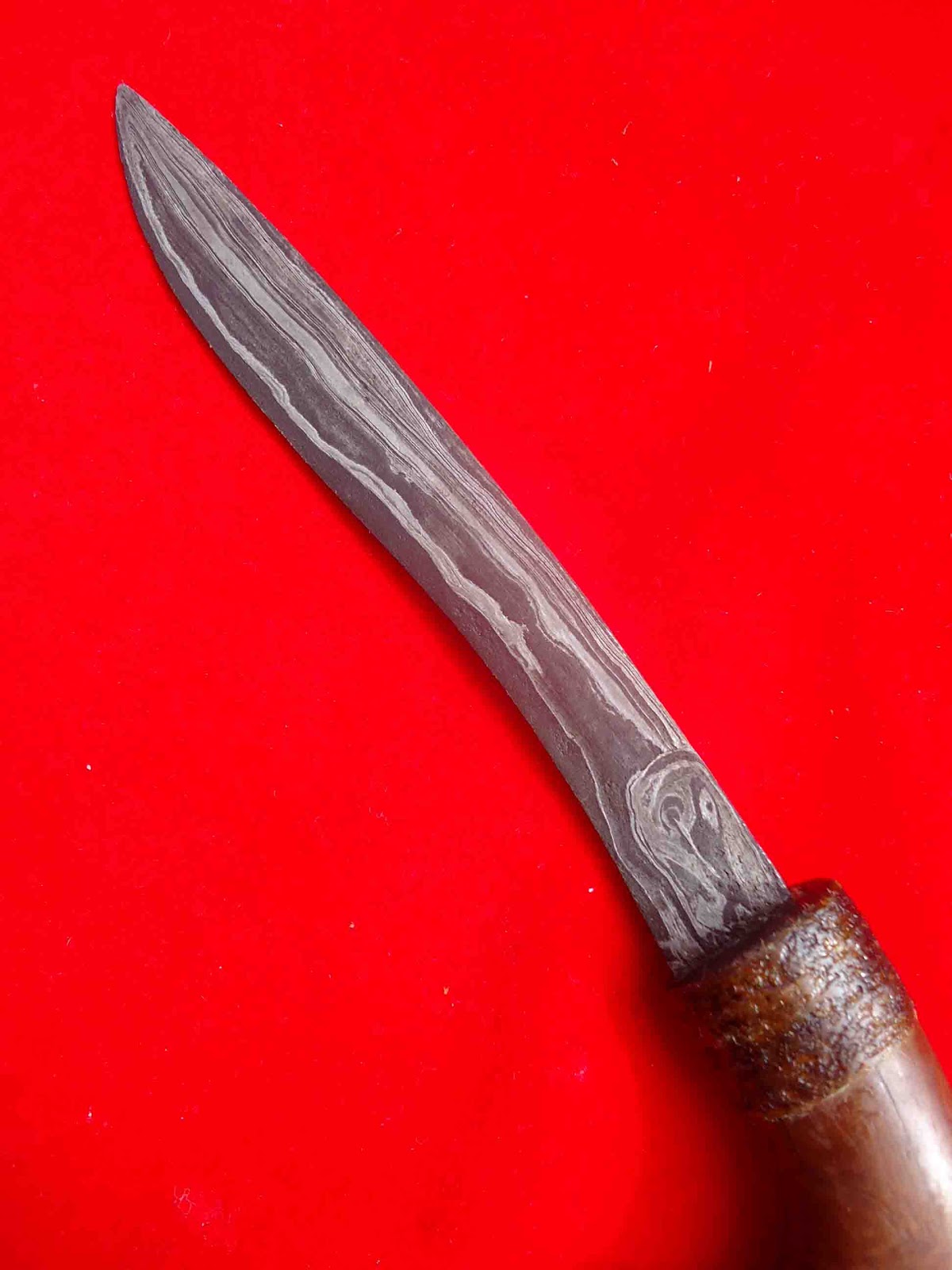 Badik Kuno Pamor Dwi Warna | Jagad Keris Pusaka | Jual Pusaka | Gambar ...