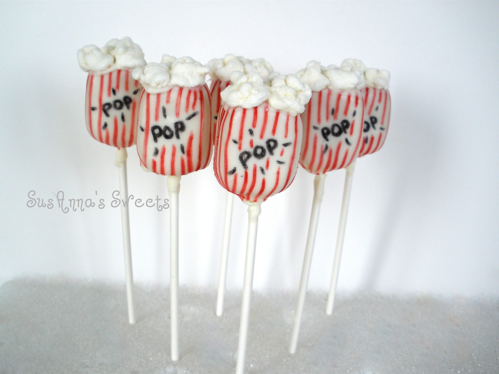 SusAnna's Sweets: Movie Popcorn Cake Pops