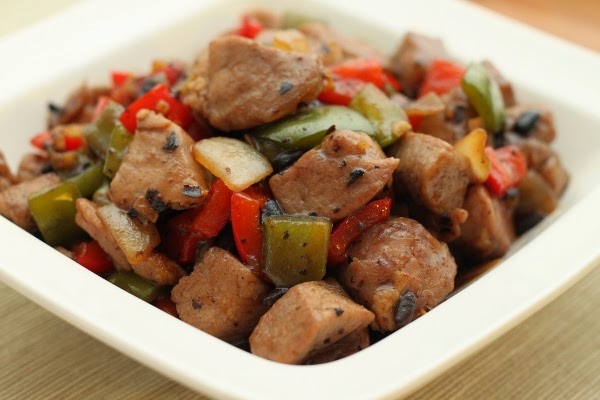 PORK WITH BLACK BEANS