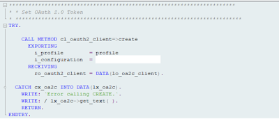 SAP ABAP Central: Configuring OAuth 2.0 and Creating an ABAP Program ...