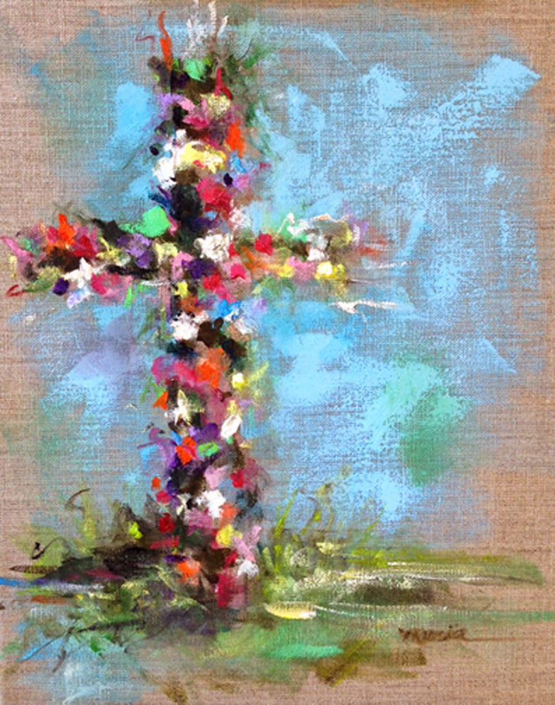 Painting by the Lake: Easter Morning - SOLD