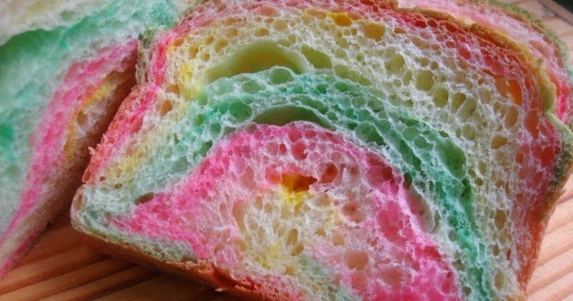 MamaFaMi's Spice n Splendour: Roti Tawar Warna Warni