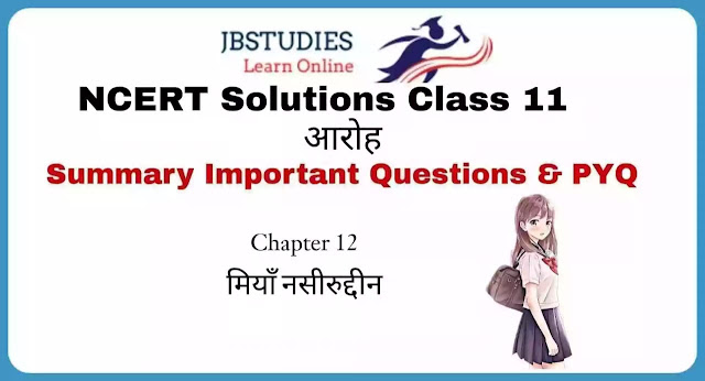 NCERT Solutions Class 11 Hindi Chapter 12 NCERT Solutions Class 11 Hindi Chapter 12