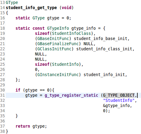 Notes for developers: GObject programming