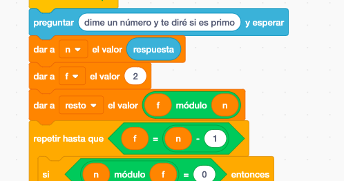 Aprendiendo juntos en 6º: PROYECTO SCRATCH: Nº PRIMOS Y COMPUESTOS