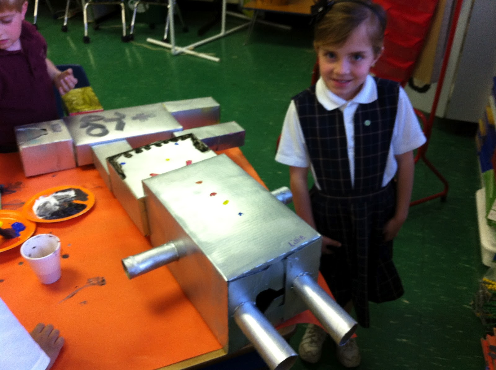 1st Grade in Wilmington: Robot Project