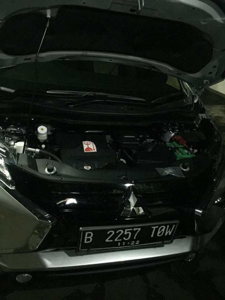 Cover engine hood Lancer untuk Mitsubishi XPander {Hanny Pailaha}
