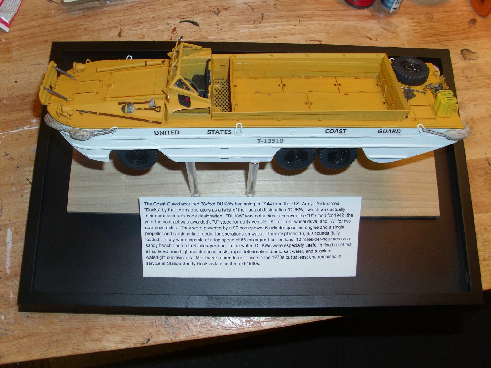 USCG DUKW (From an Italeri Royal Navy DUKW 1/35 Scale) - FineScale ...