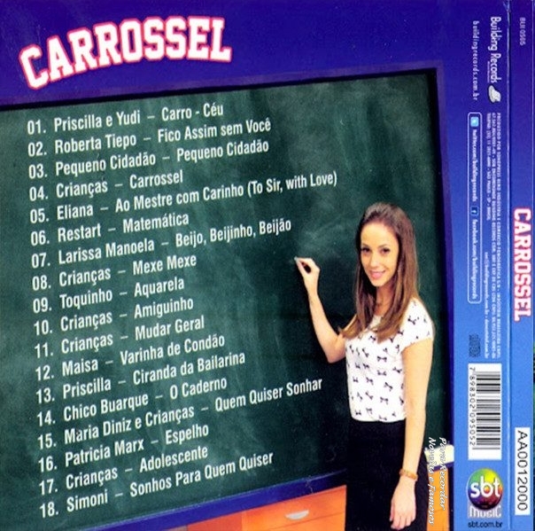 Recordar Capas Das Trilhas De Novelas E Minissérie Carrossel Volume 1