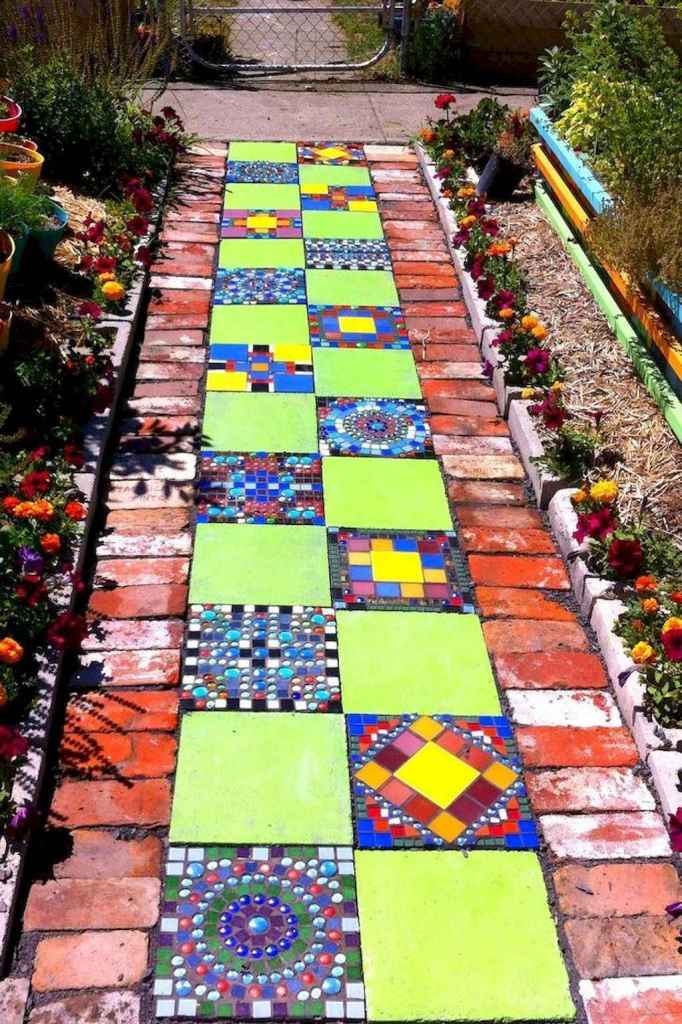 56 Wonderful DIY Mosaic Garden Path Decorations For Your Inspiration ...