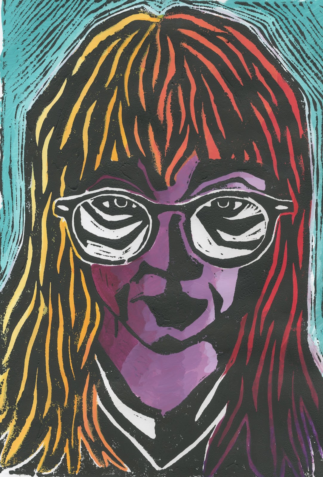 My Teaching Sketchbook: German Expressionist Lino Printing Grade 9