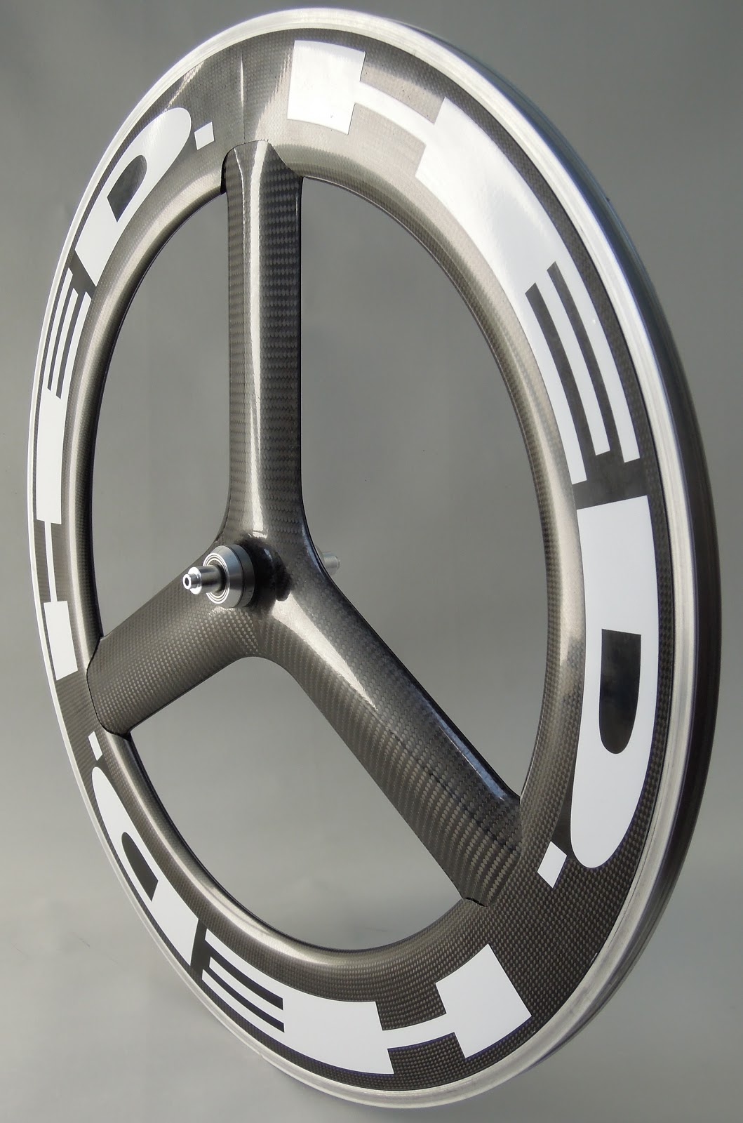 Frame and Wheel Selling Services: 2012 HED H3D carbon alloy clincher front wheel trispoke ...