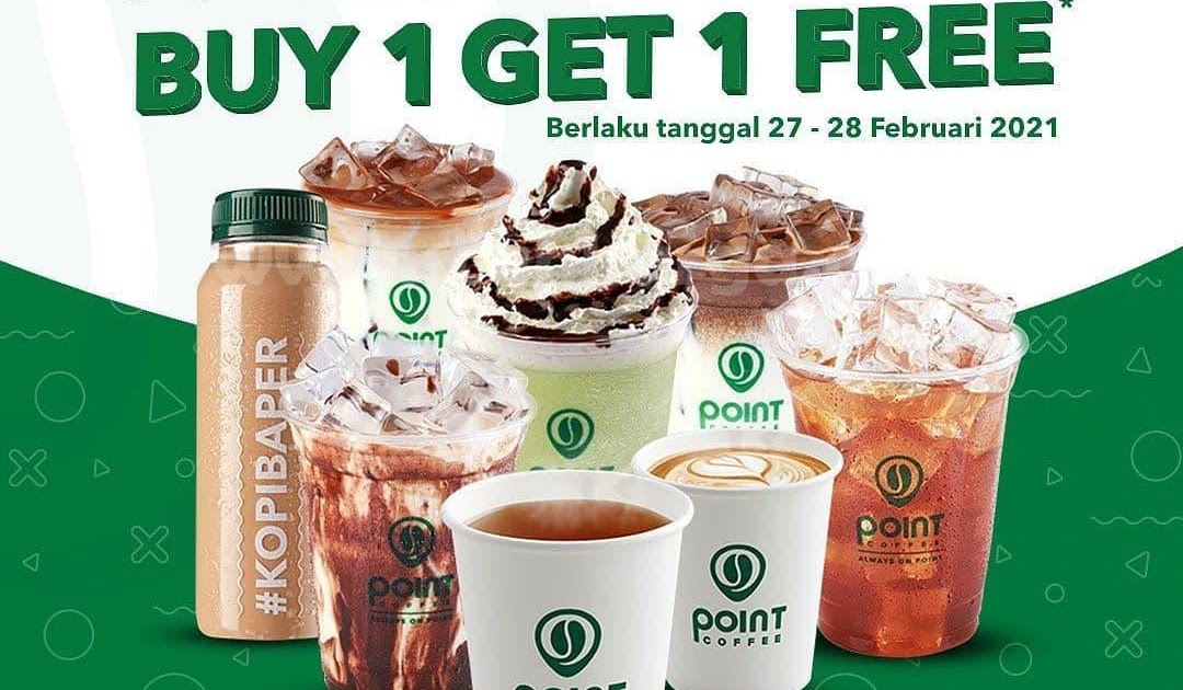 Point Coffee Promo Payday Buy 1 Get 1 Free dengan Kartu Bank BRI ...