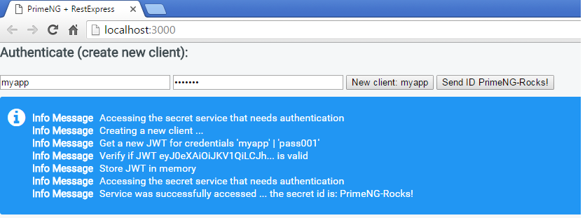 Java Ee Novices Using Primeng To Authenticate Via Jwt To A Container Less Restexpress Microservice