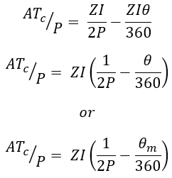 Demagnetising and Cross-magnetising Conductors & its Equation