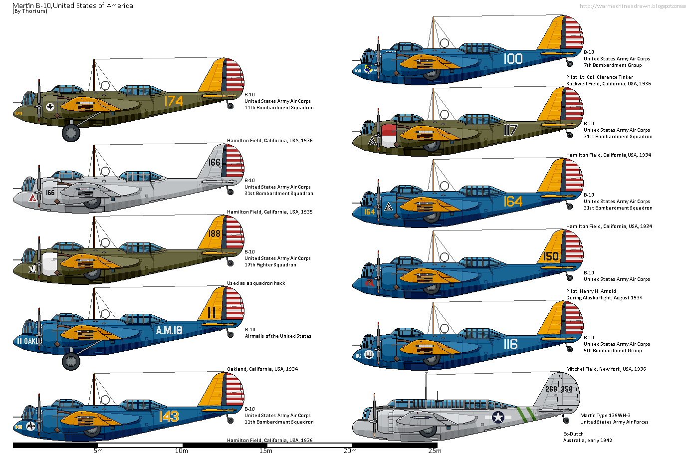 War Machines Drawn: Martin B-10