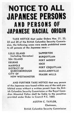 Postal History Corner: Japanese Canadian Relocation WWII
