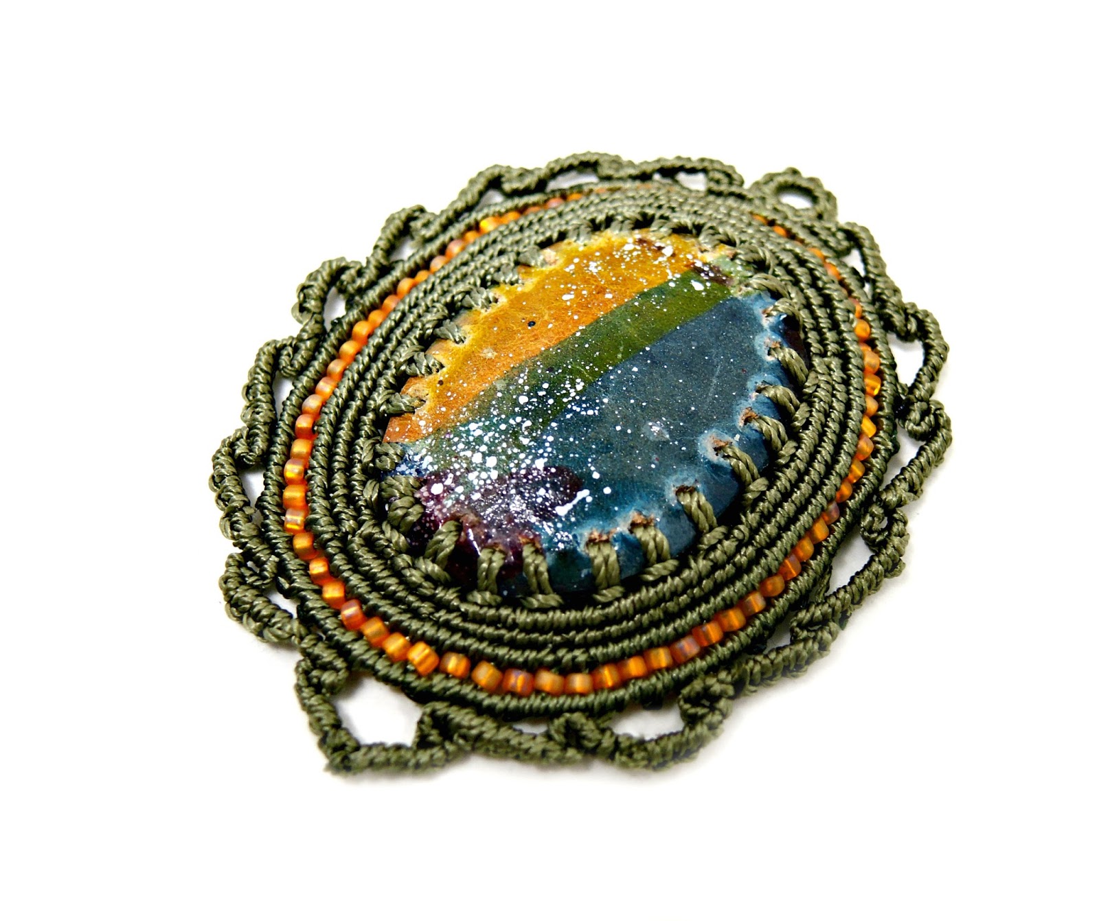 Knot Just Macrame by Sherri Stokey: Leather Cabochon Component Reveal