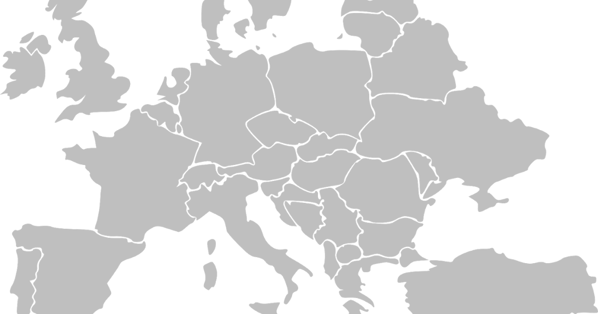 Blank Map of Europe