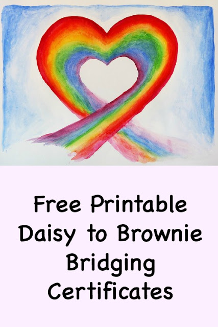 Daisy Troop Activities: Free Printable Girl Scout Bridging Certificates