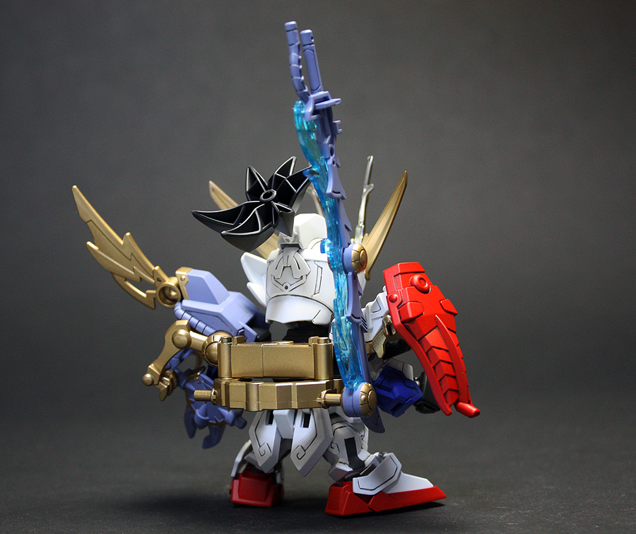 GUNDAM GUY: SD BB Legend Strike Ryubi Gundam - Painted Build