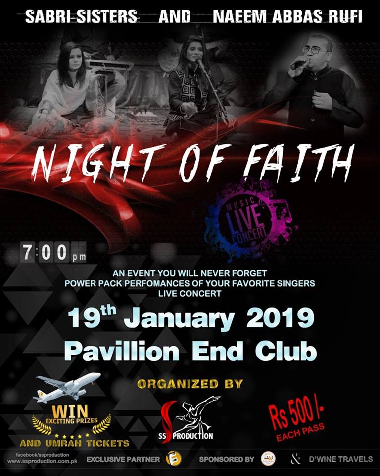 Live Concert Of Naeem Abbas Rufi And Sabri Sisters On 19th Jan 2019