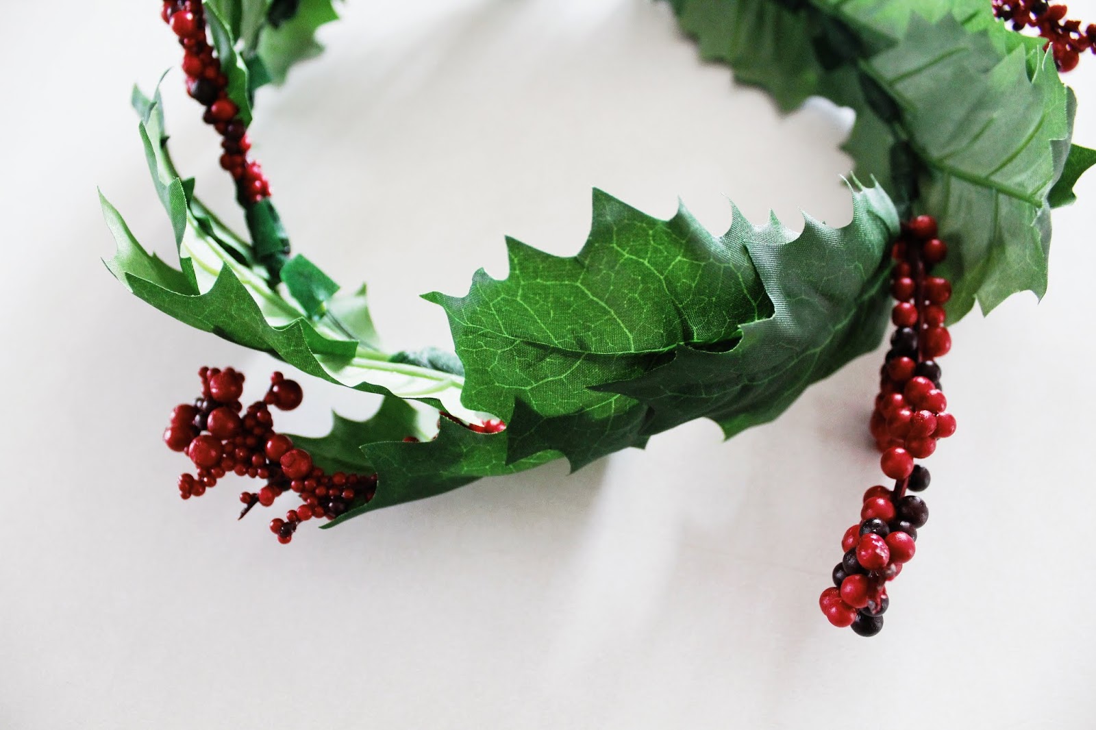 Autumn Amelia: DIY Holly Christmas Crown