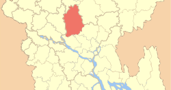 Tangail District: Location Of Tangail District In bangladesh