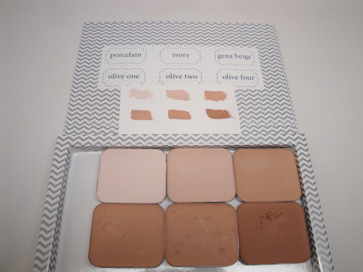 A complete Swatch Guide to RCMA Cream Foundations for Alcone at Home ...