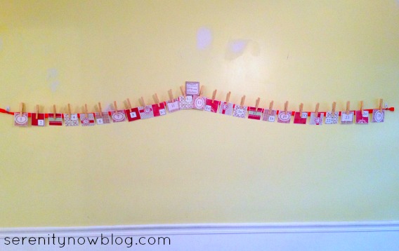 Serenity Now: DIY Ribbon and Envelope Advent Calendar (Christmas Advent ...