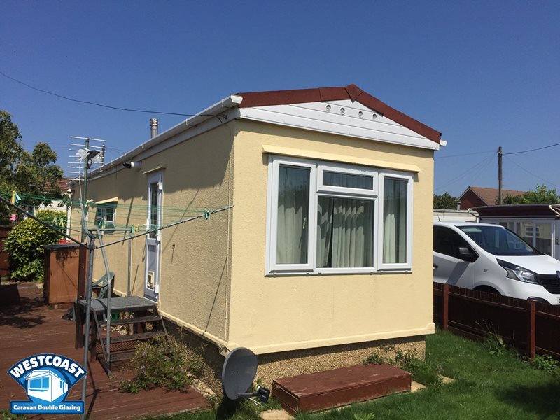 external vinyl cladding for a park home and static caravan