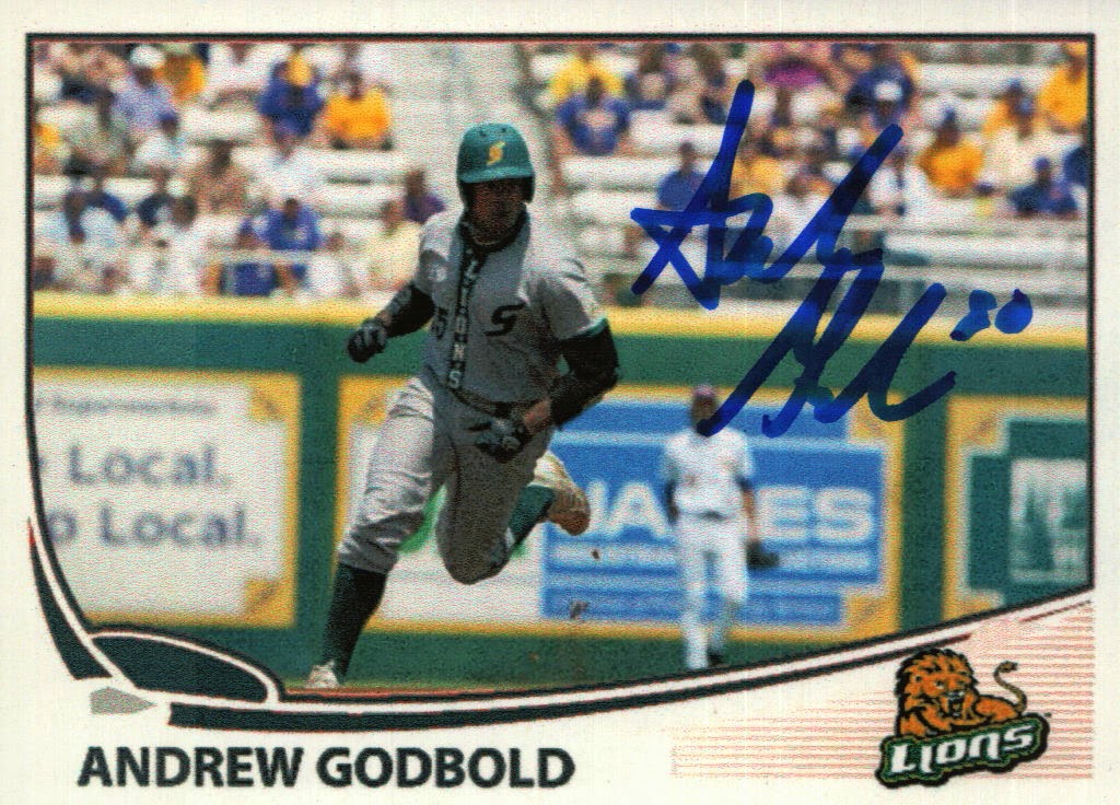 Jackson's Autographs: Andrew Godbold: OPRF Graduate, Dodgers Prospect ...