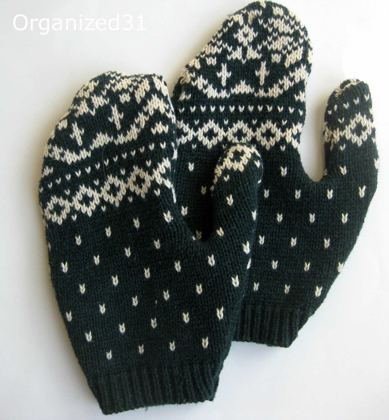 Even More Repurposed Sweater Mittens - Organized 31