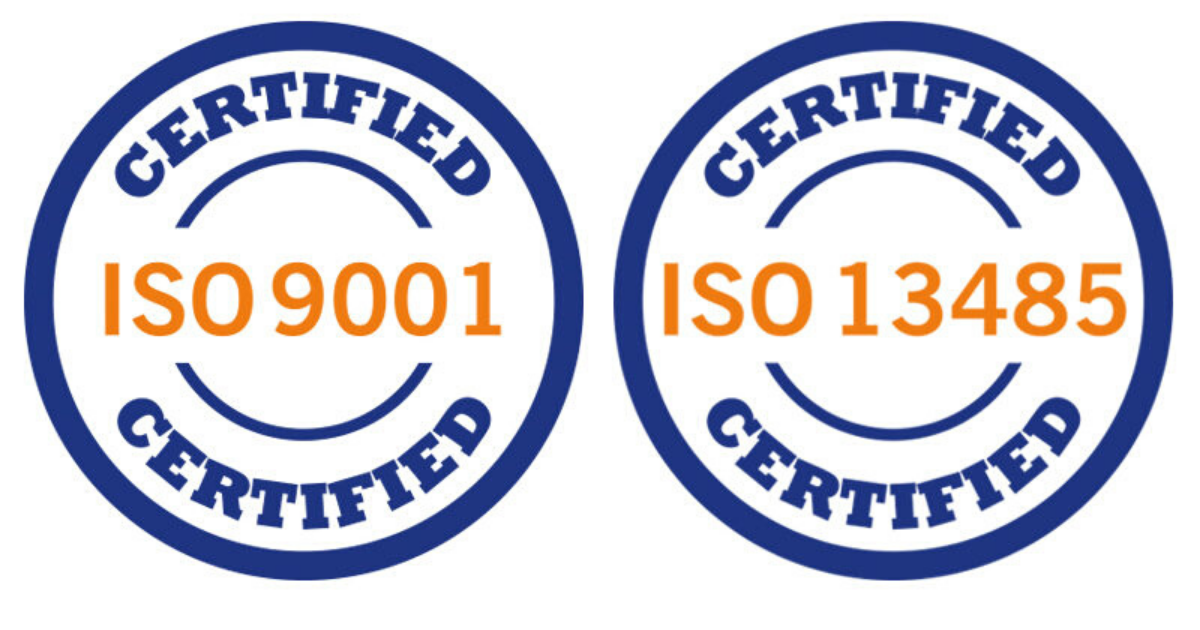 ISO Certification: ISO 9001 & ISO 13485 ISO Certification: ISO 9001 & ISO 13485