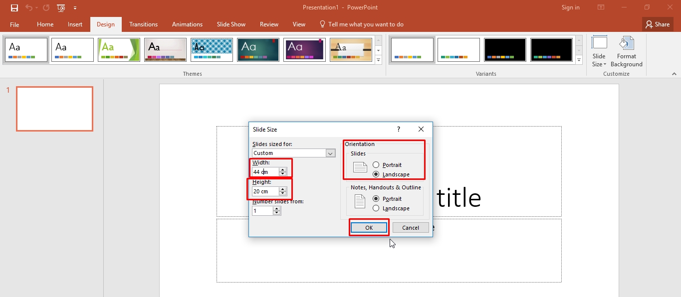 Cara mengganti ukuran Slide Powerpoint - Biologizone