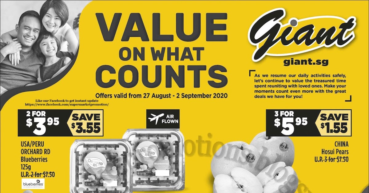 Giant Value Deals Promotion 27 August - 02 September 2020 ~ Supermarket ...