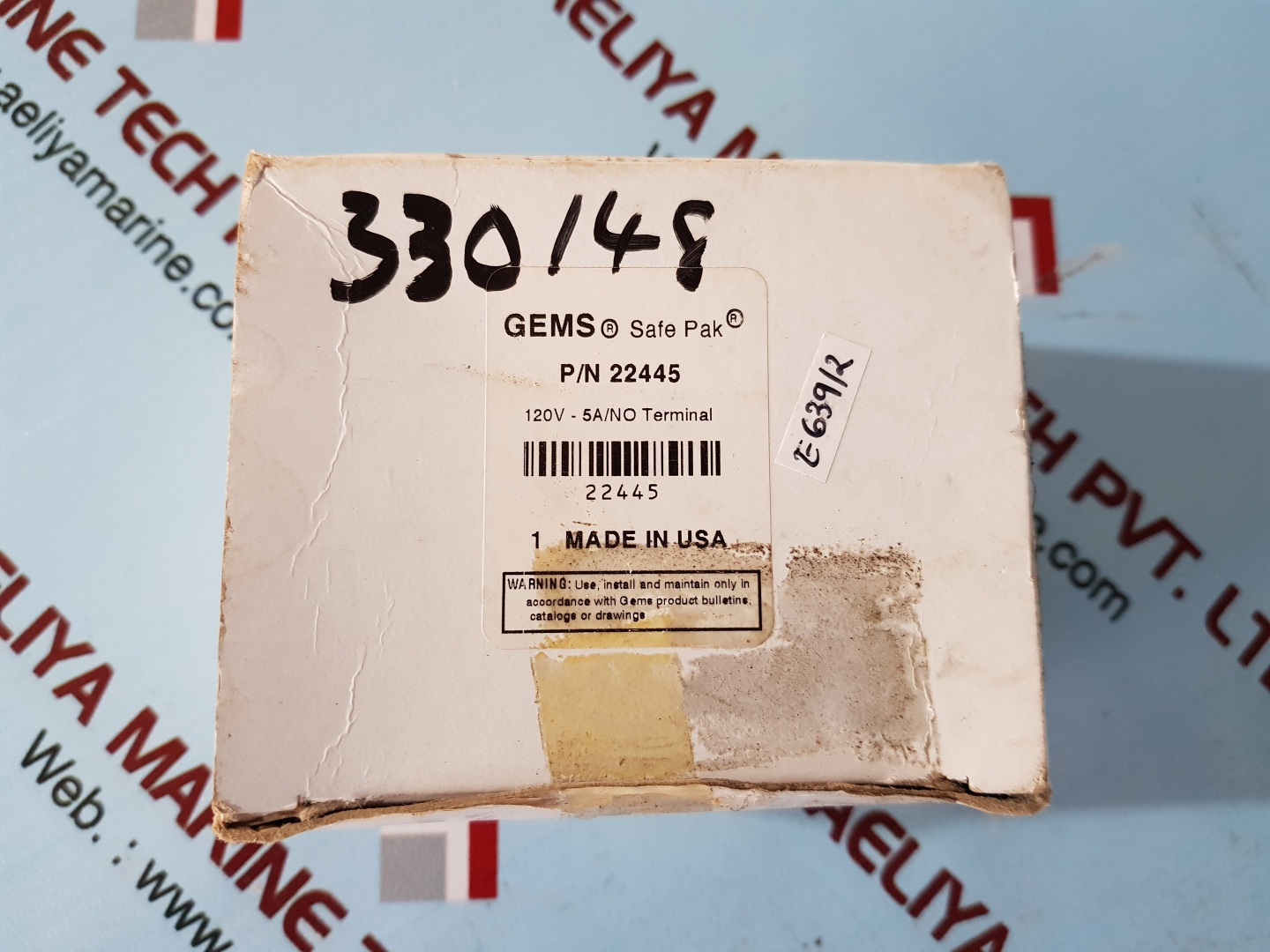 GEMS ST-22445 SAFE-PAK SENSORS INTRINSICALLY SAFE SWITCH RELAY - Aeliya Marine