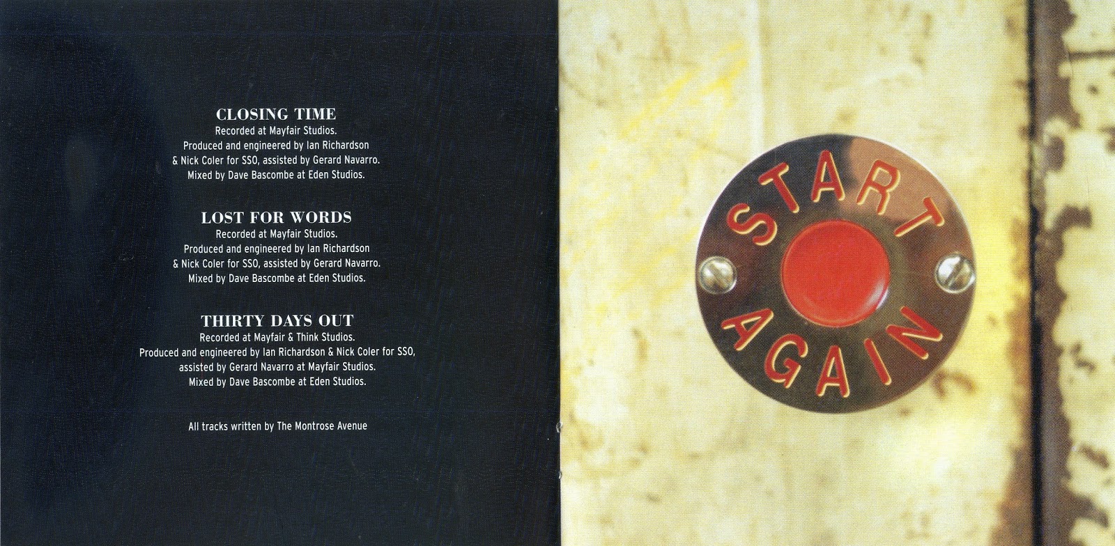 Pop On The Run: Rock, Pop Rock: The Montrose Avenue - Thirty Days Out ...